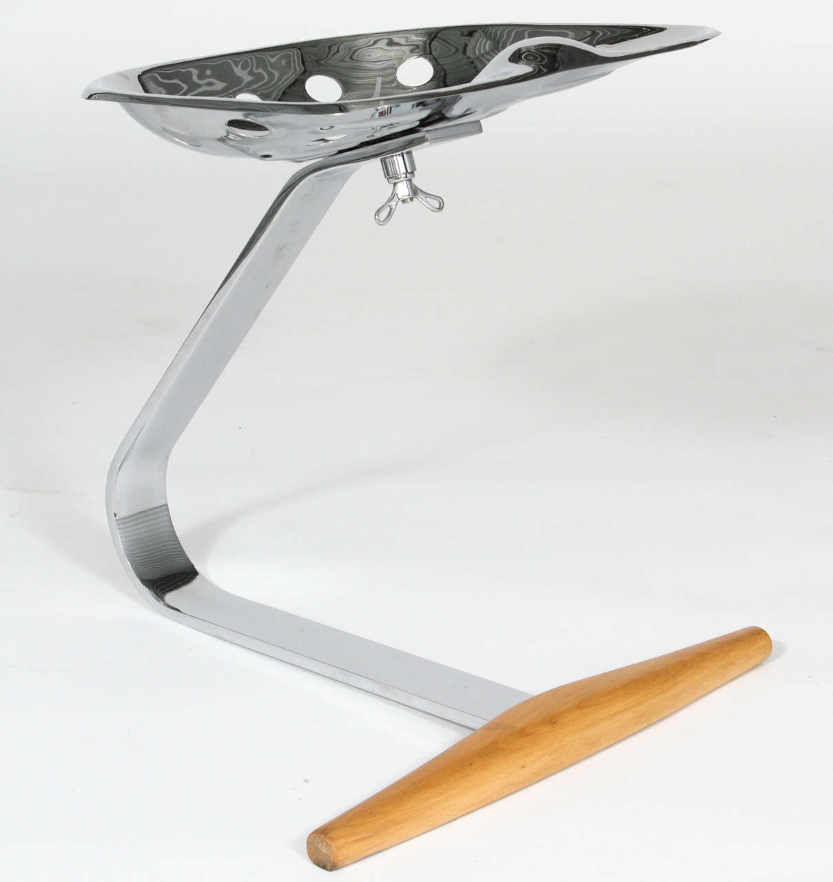 1970 Rare Chrome Achille and Pier Castiglioni Mezzadro Stool For Sale ...