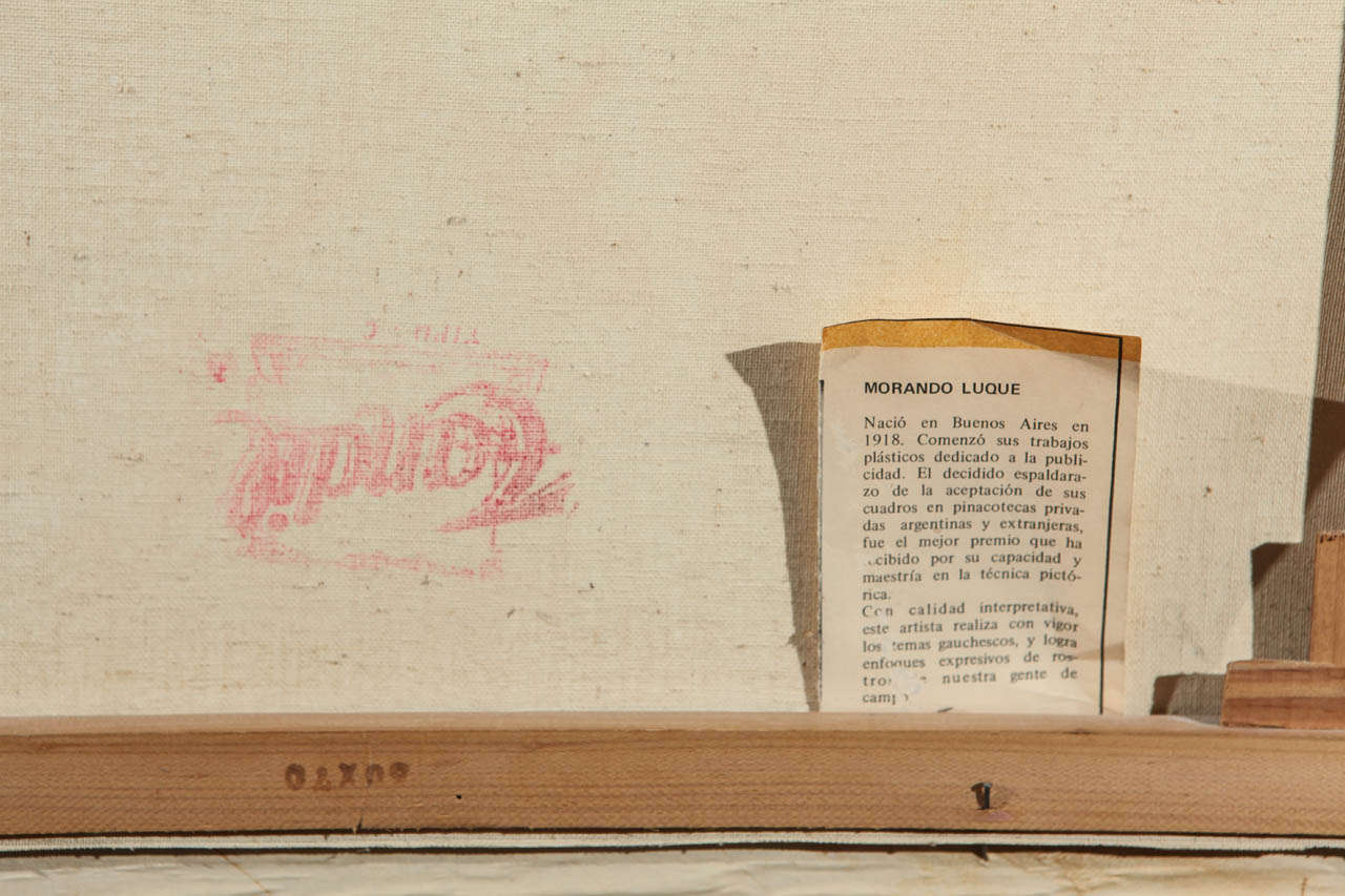 Morando Luque Painting "Cavalle" For Sale at 1stDibs