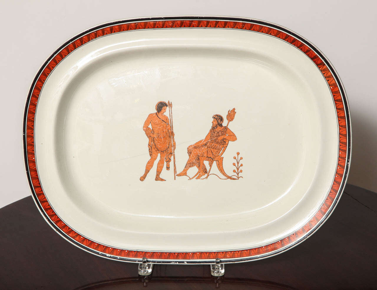Two Early 19th Century Creamware Platters For Sale at 1stDibs