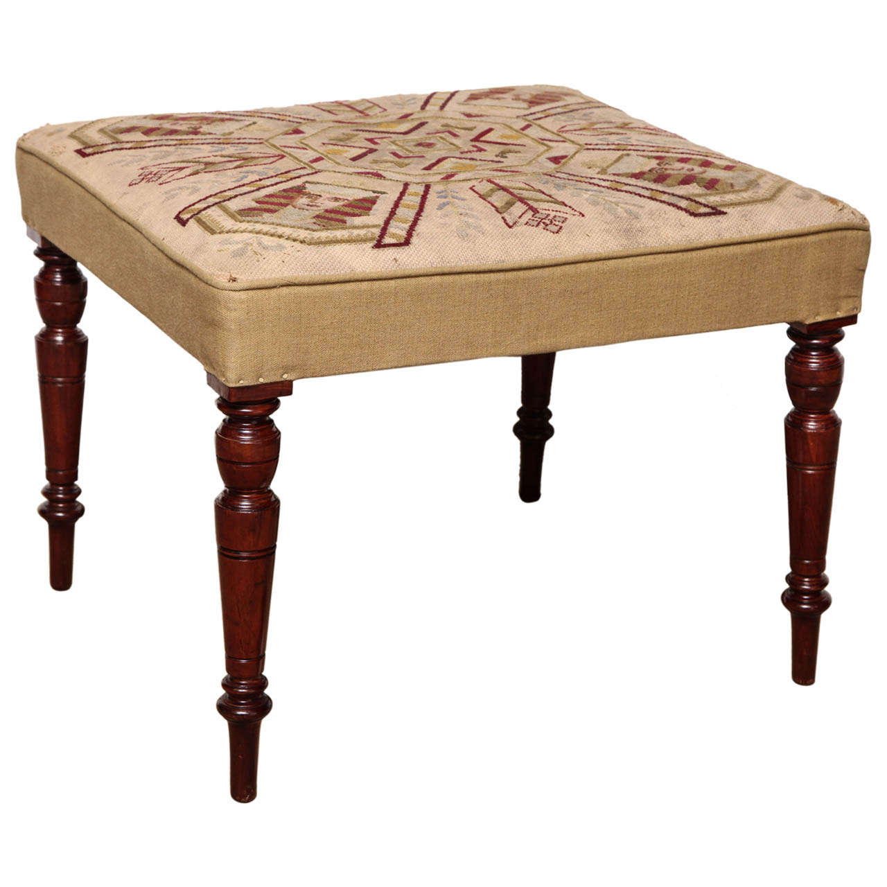 19th Century English Stool at 1stDibs