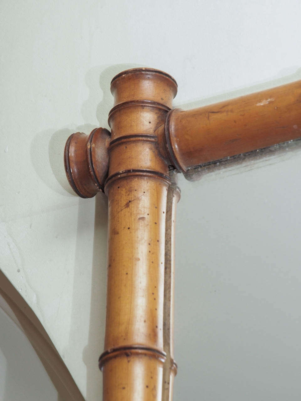 1950s Large Bamboo Mirror at 1stDibs | bamboo mirror large, bamboo full ...