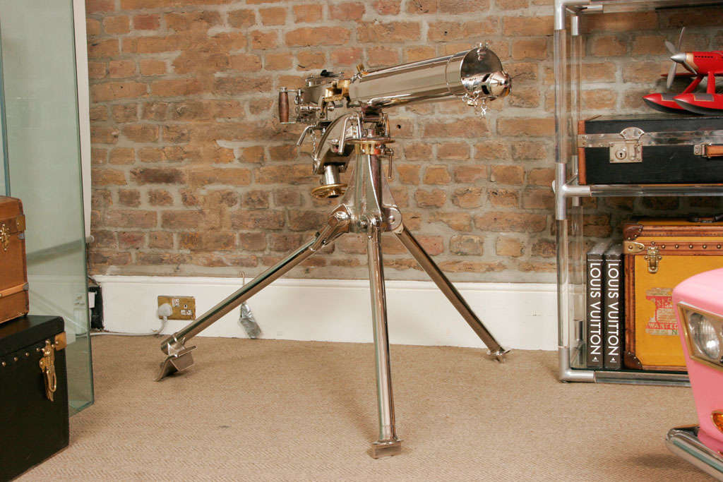Nickel Plated Vickers Machine Gun For Sale at 1stDibs | vickers machine ...