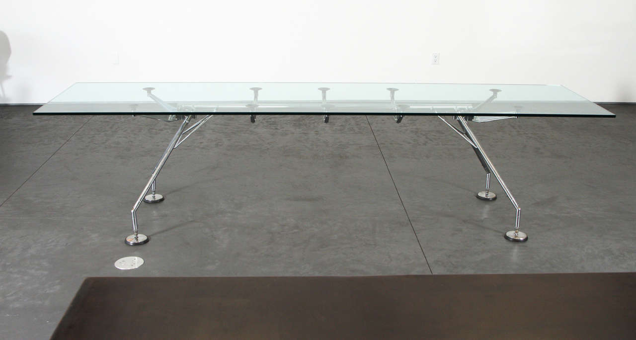 1980s Nomos Table by Norman Foster for Techno For Sale at 1stDibs