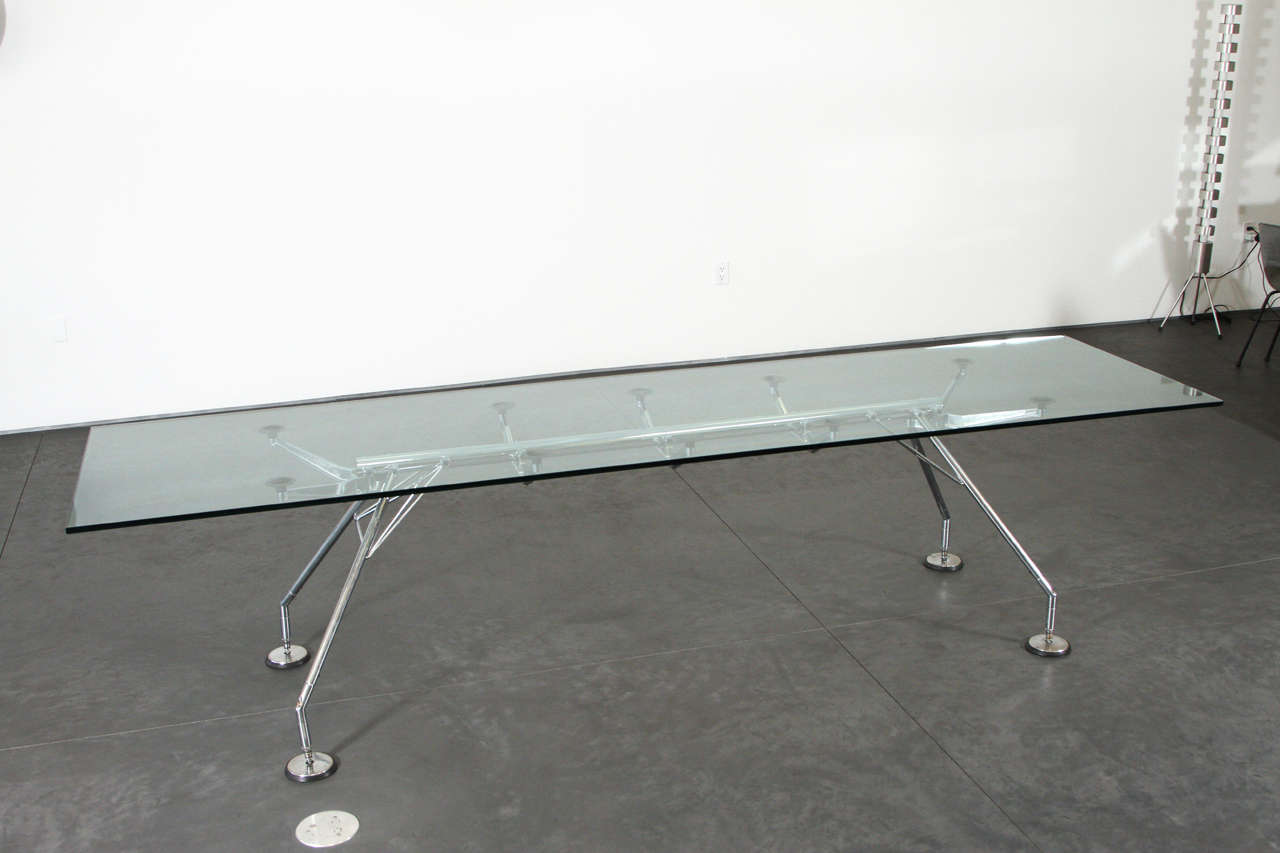 1980s Nomos Table by Norman Foster for Techno For Sale at 1stDibs