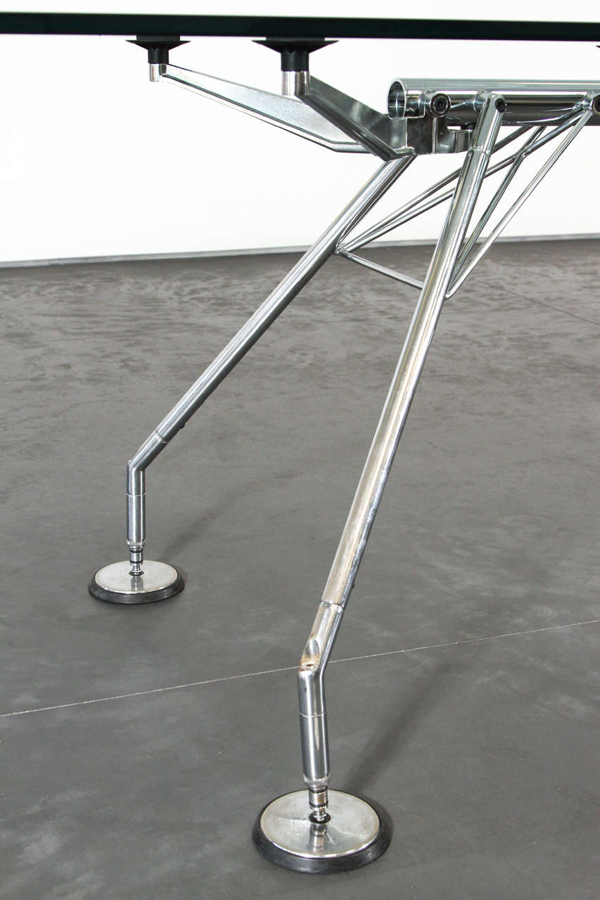 1980s Nomos Table by Norman Foster for Techno For Sale at 1stDibs