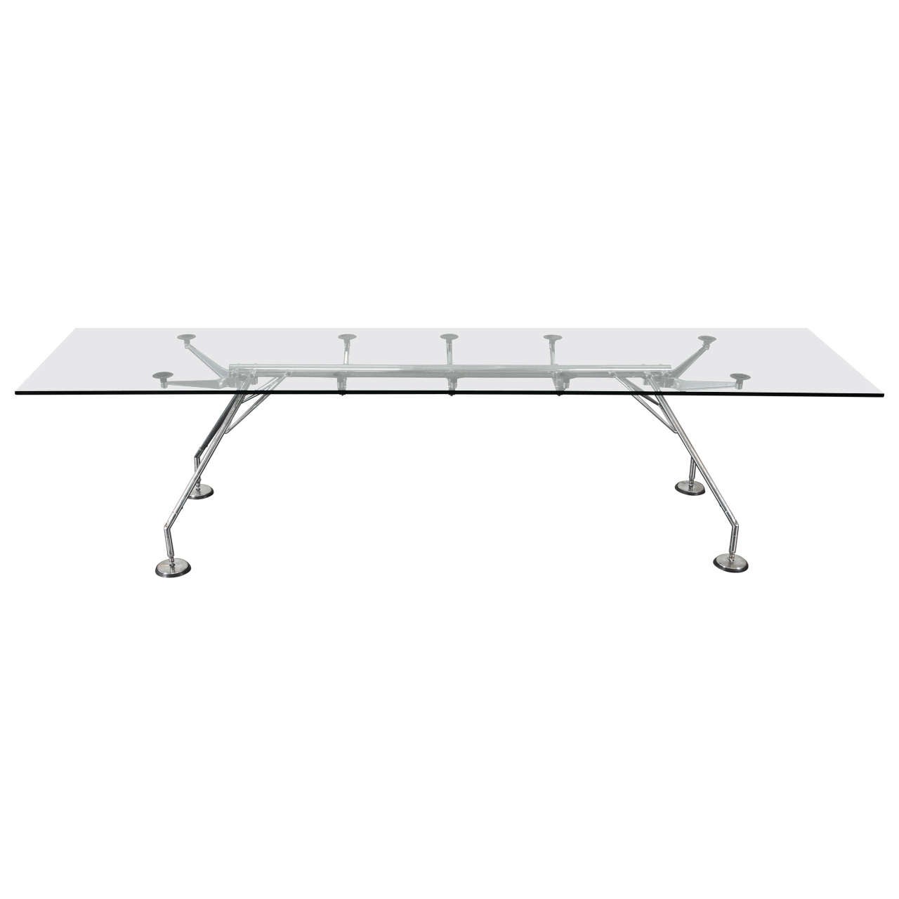 1980s Nomos Table by Norman Foster for Techno For Sale at 1stDibs