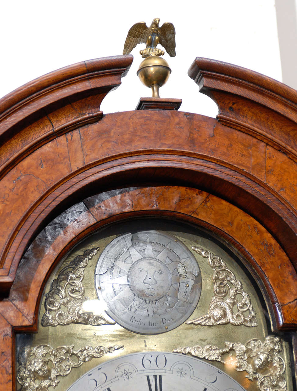 18th Century English Oak Tall Case Clock, Signed "Thomas Radford, Leeds ...