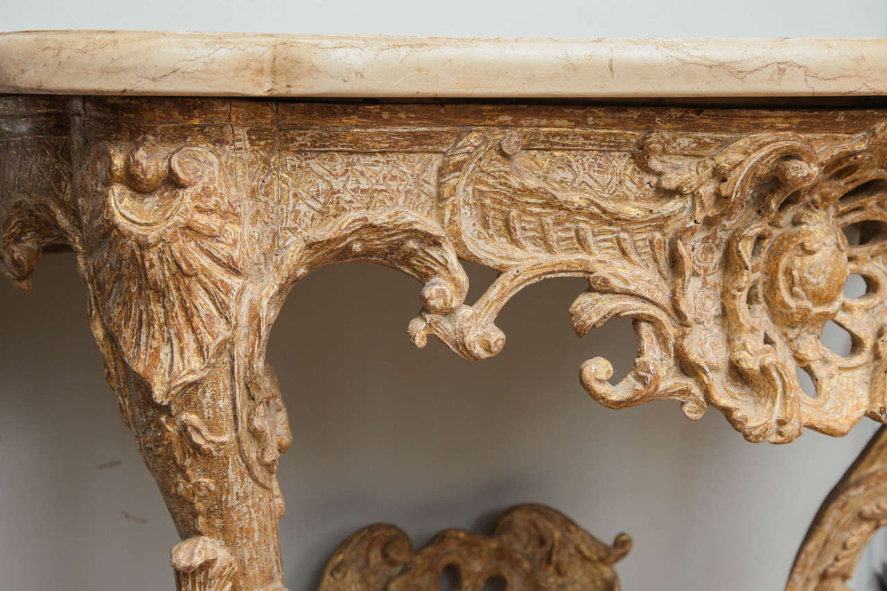 Rococo Console Table For Sale at 1stDibs