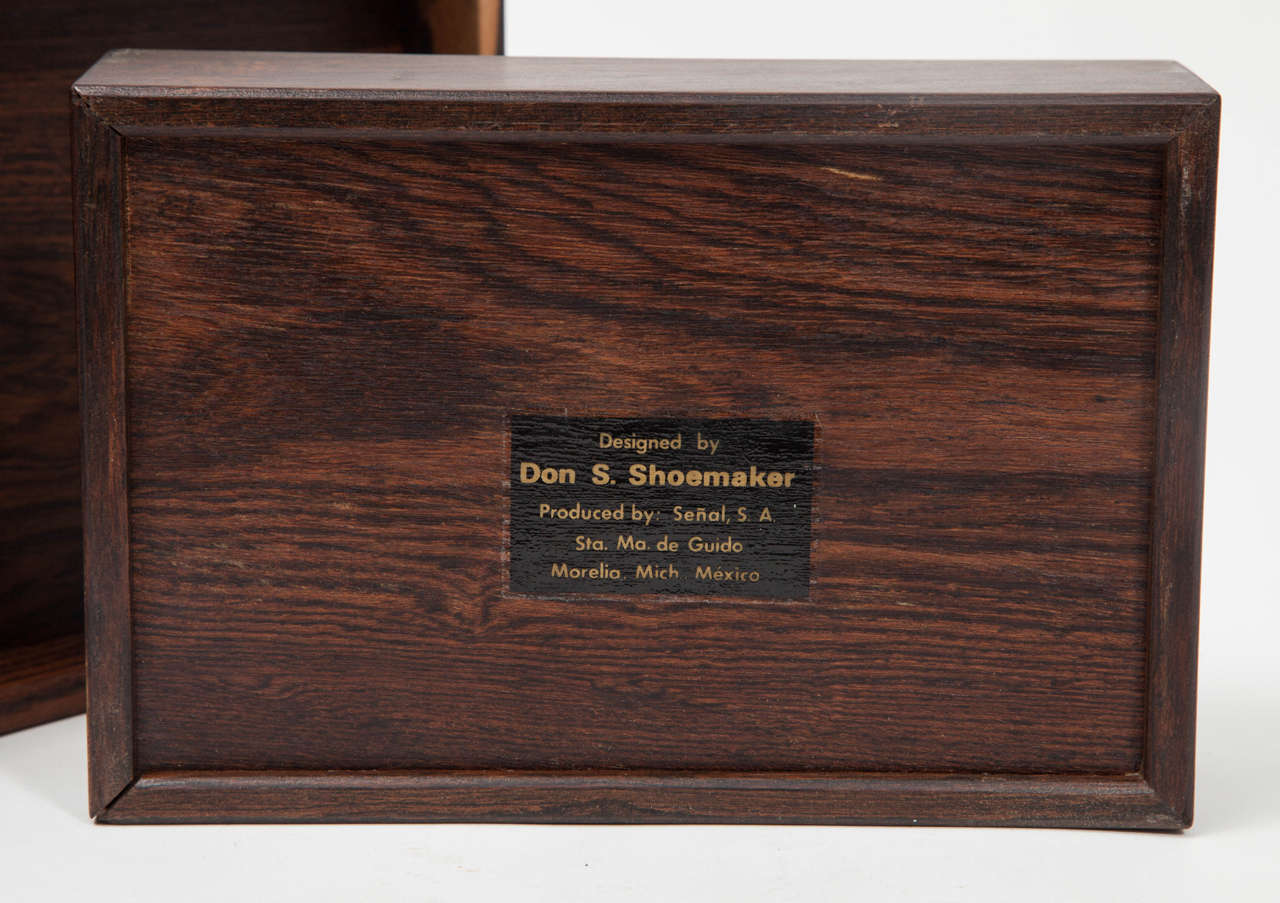 Don Shoemaker Rosewood Box at 1stDibs