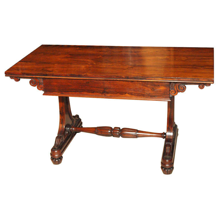 Antique Library Table at 1stDibs