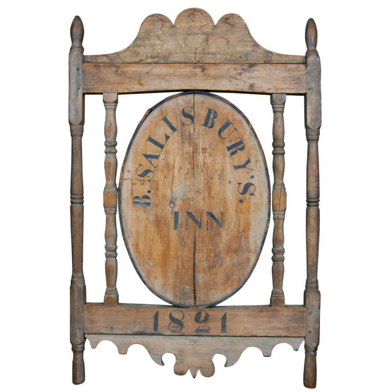 New England Tavern Sign at 1stDibs