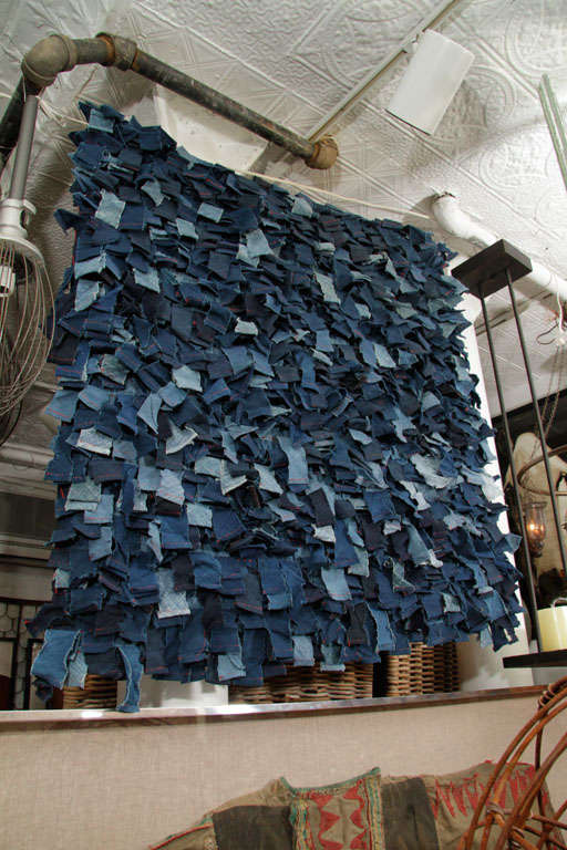 Japanese Indigo Futon Rug at 1stDibs