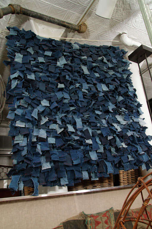 Japanese Indigo Futon Rug at 1stDibs