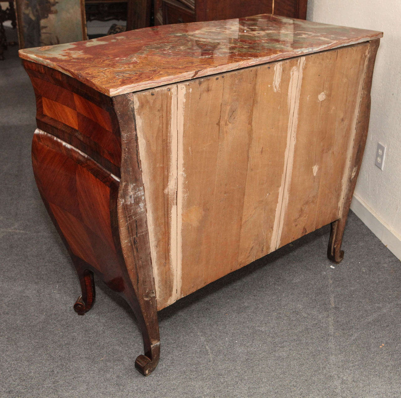 Serpentine, Northern Italian Commode For Sale at 1stDibs