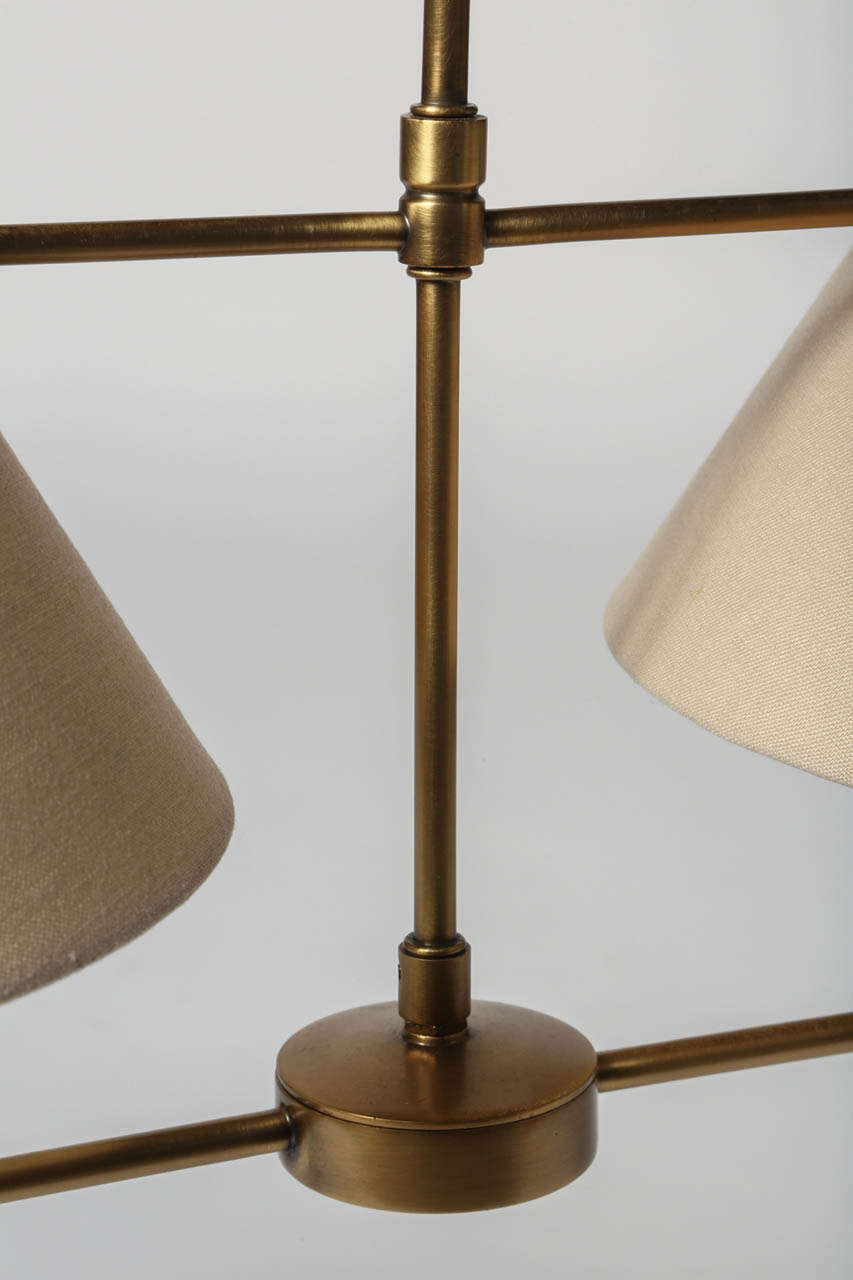 Brass Double Arm Pendant at 1stDibs | urban electric double arm pendant ...