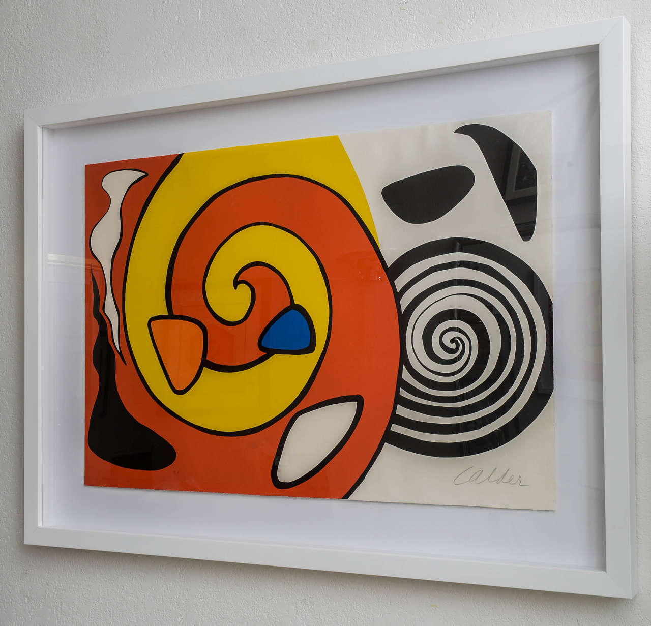 Artist Proof, Signed Lithograph "Spirale et Turbane": Alexander Calder ...