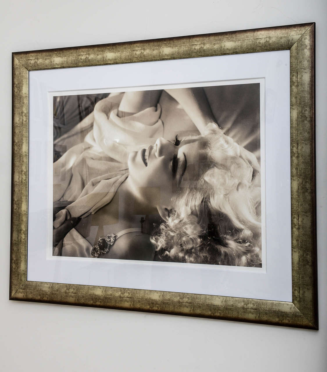 Framed Archival Pigment Print of Jean Harlow, George Hurrell, 1936 at ...