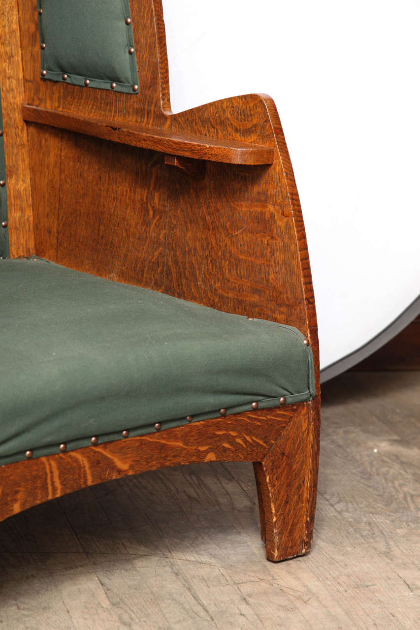 Art Deco Wing Chair at 1stDibs