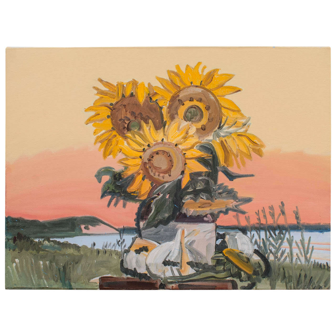 Gregory Botts "Sunflower at Sunset" For Sale at 1stDibs