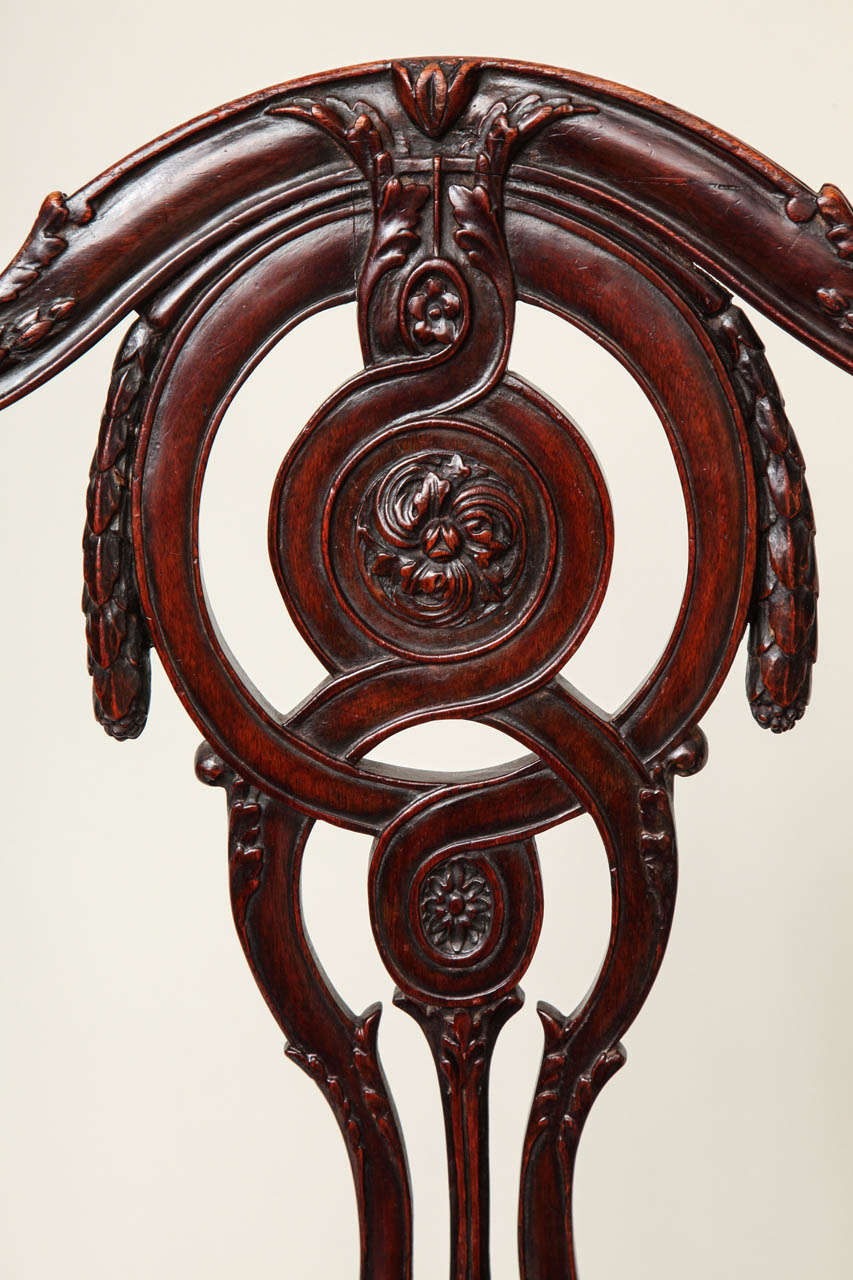 Set of Six English Neoclassical Dining Chairs For Sale at 1stDibs ...