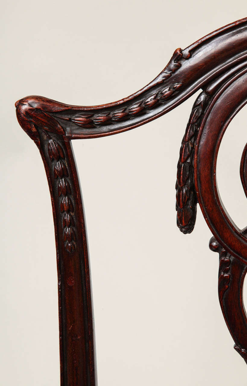 Set of Six English Neoclassical Dining Chairs For Sale at 1stDibs ...