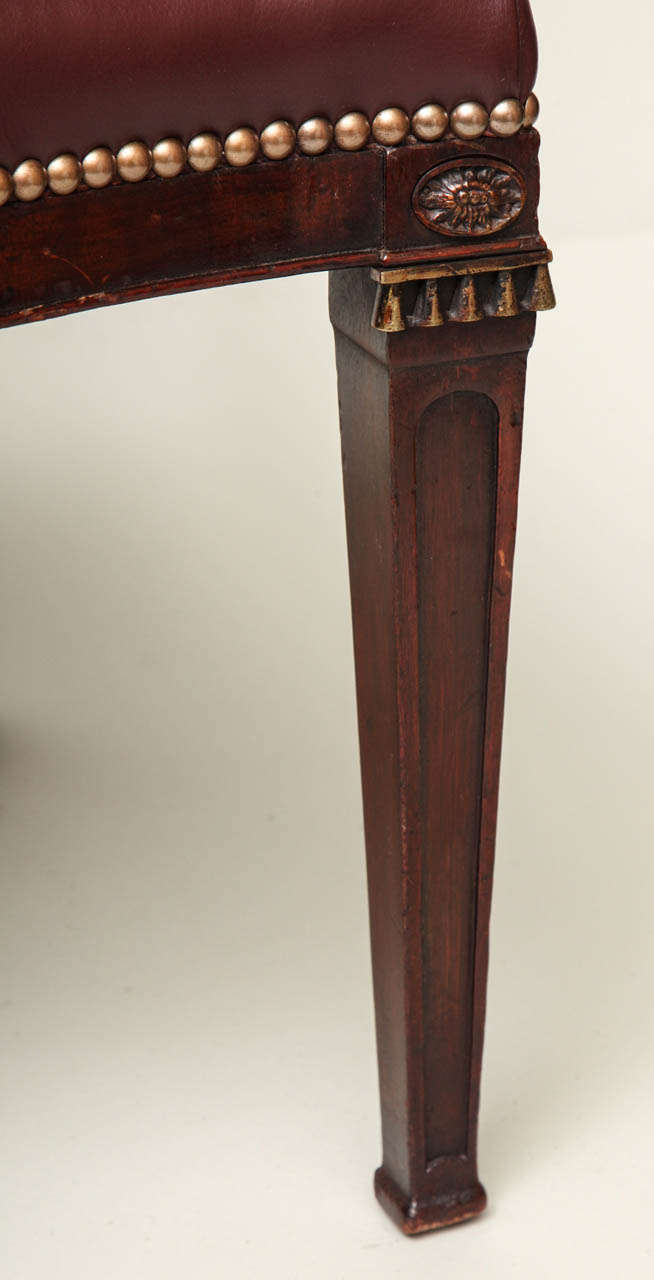 Set of Six English Neoclassical Dining Chairs For Sale at 1stDibs ...