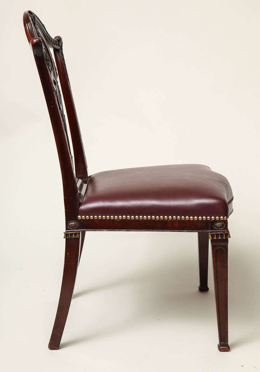 Set of Six English Neoclassical Dining Chairs For Sale at 1stDibs ...