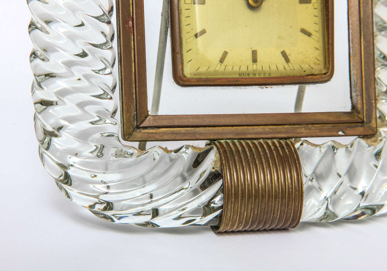 Attributed to Venini Clock For Sale at 1stDibs