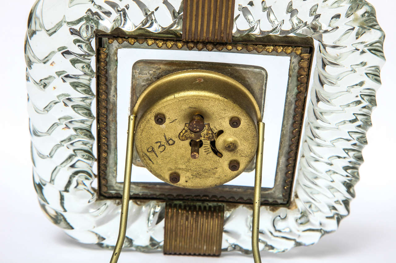 Attributed to Venini Clock For Sale at 1stDibs