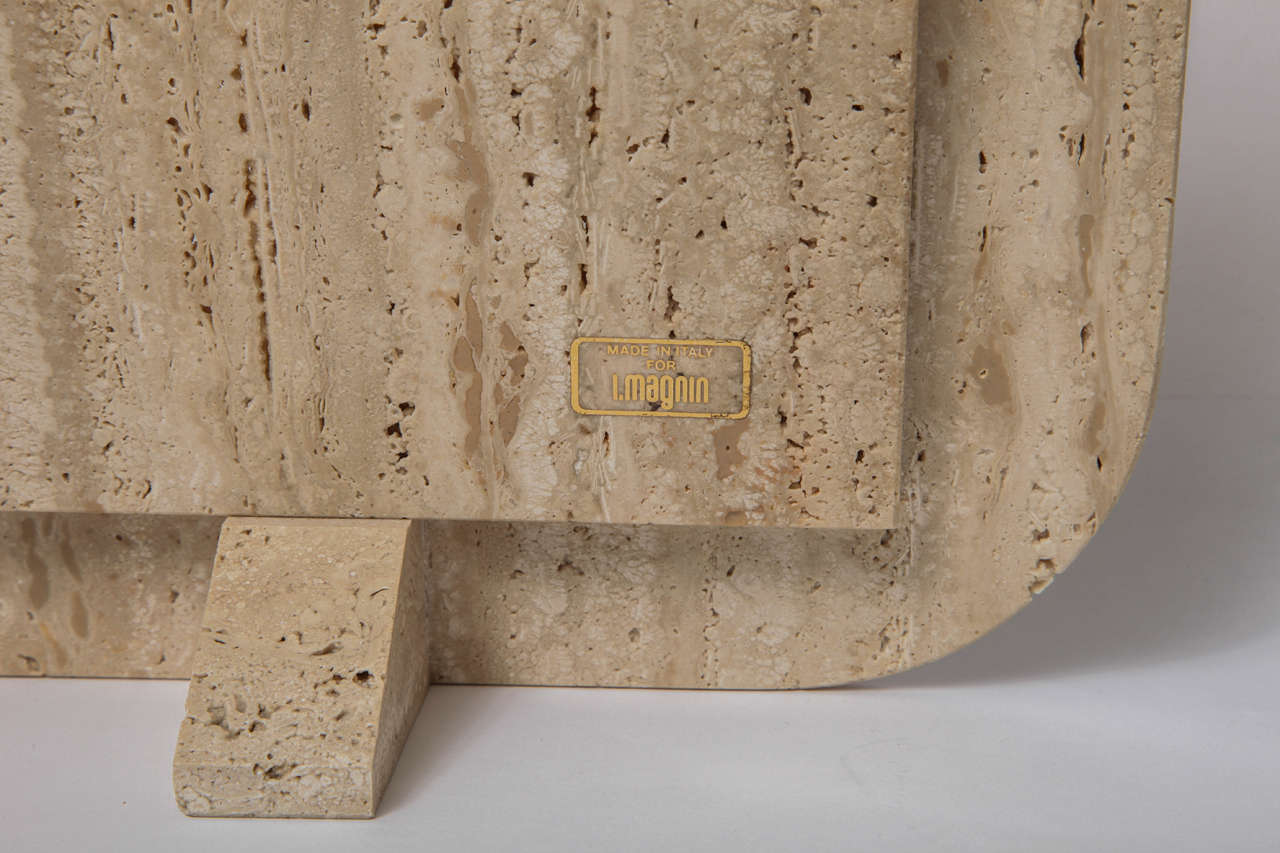 Large Travertine Picture Frame at 1stDibs