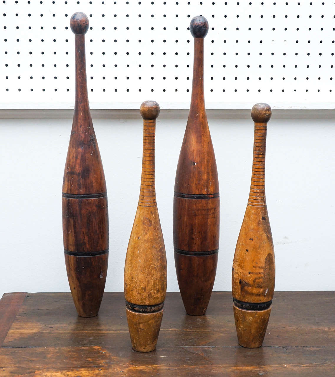 English Set of Pins for Juggling at 1stDibs