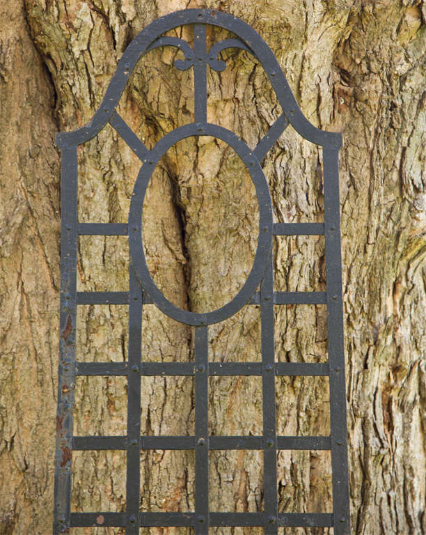 Wrought-iron Trellis at 1stDibs | wrought iron trellis, rod iron ...
