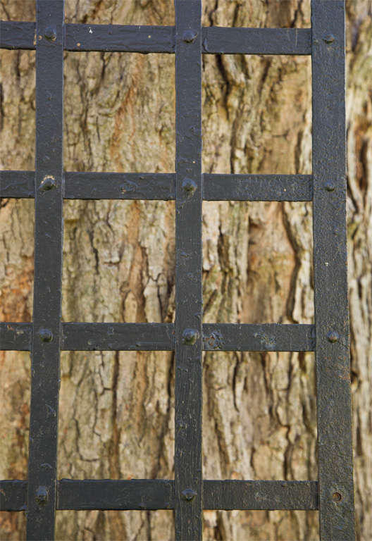 Wrought-iron Trellis at 1stDibs | wrought iron trellis, rod iron ...