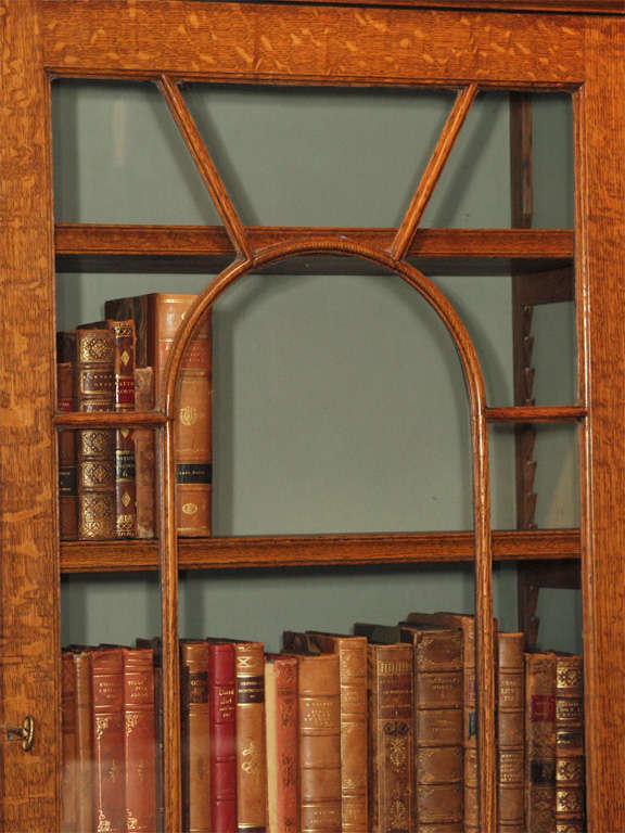 Antique British 19th Century Library/ Breakfront Bookcase at 1stDibs