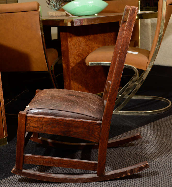 Antique Arts and Crafts Rocking Chair by Stickley at 1stDibs | arts and ...