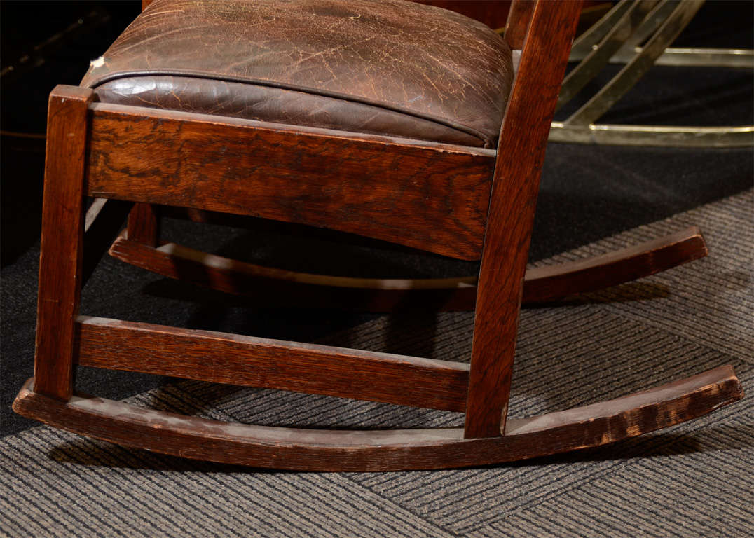 Antique Arts and Crafts Rocking Chair by Stickley at 1stDibs | arts and ...