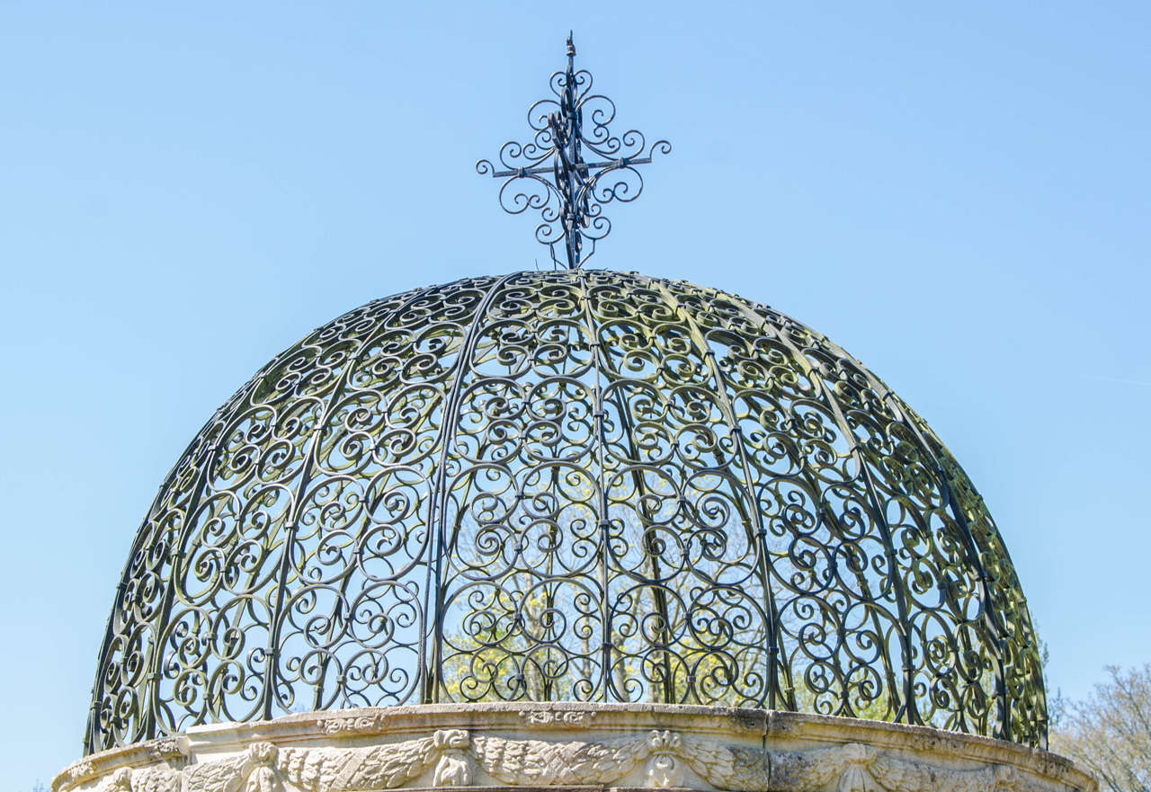 Antique Bath Stone Garden Rotunda from Wentworth Estate at 1stDibs