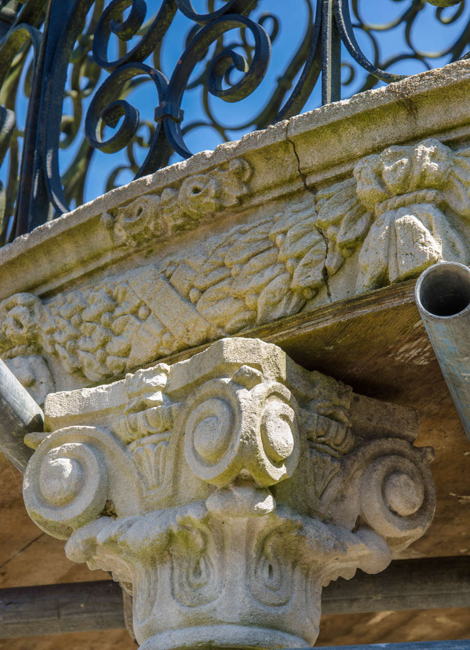 Antique Bath Stone Garden Rotunda from Wentworth Estate at 1stDibs