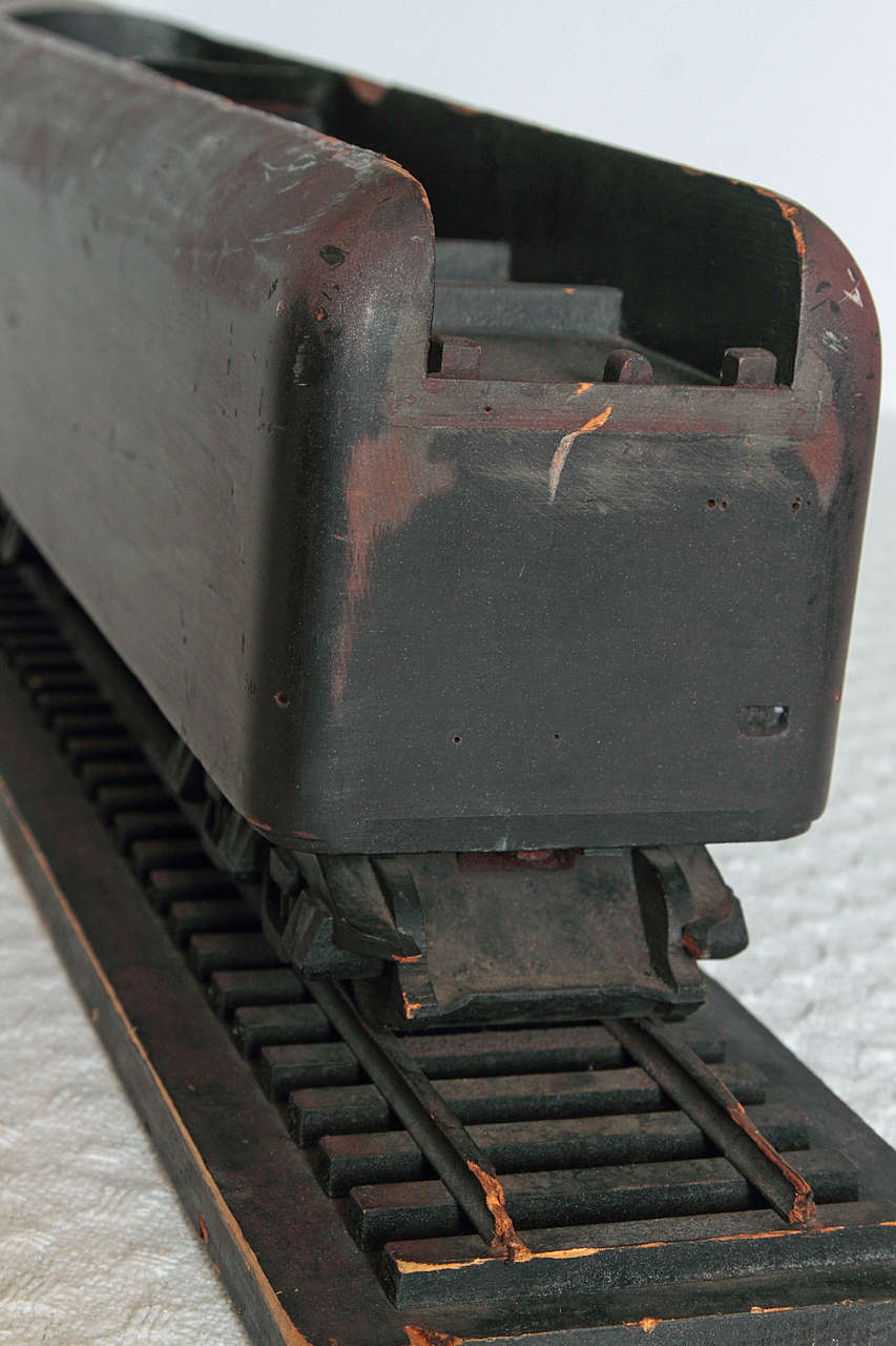 Machine Age Art Deco Raymond Loewy Hand Carved PRR Streamliner Train ...