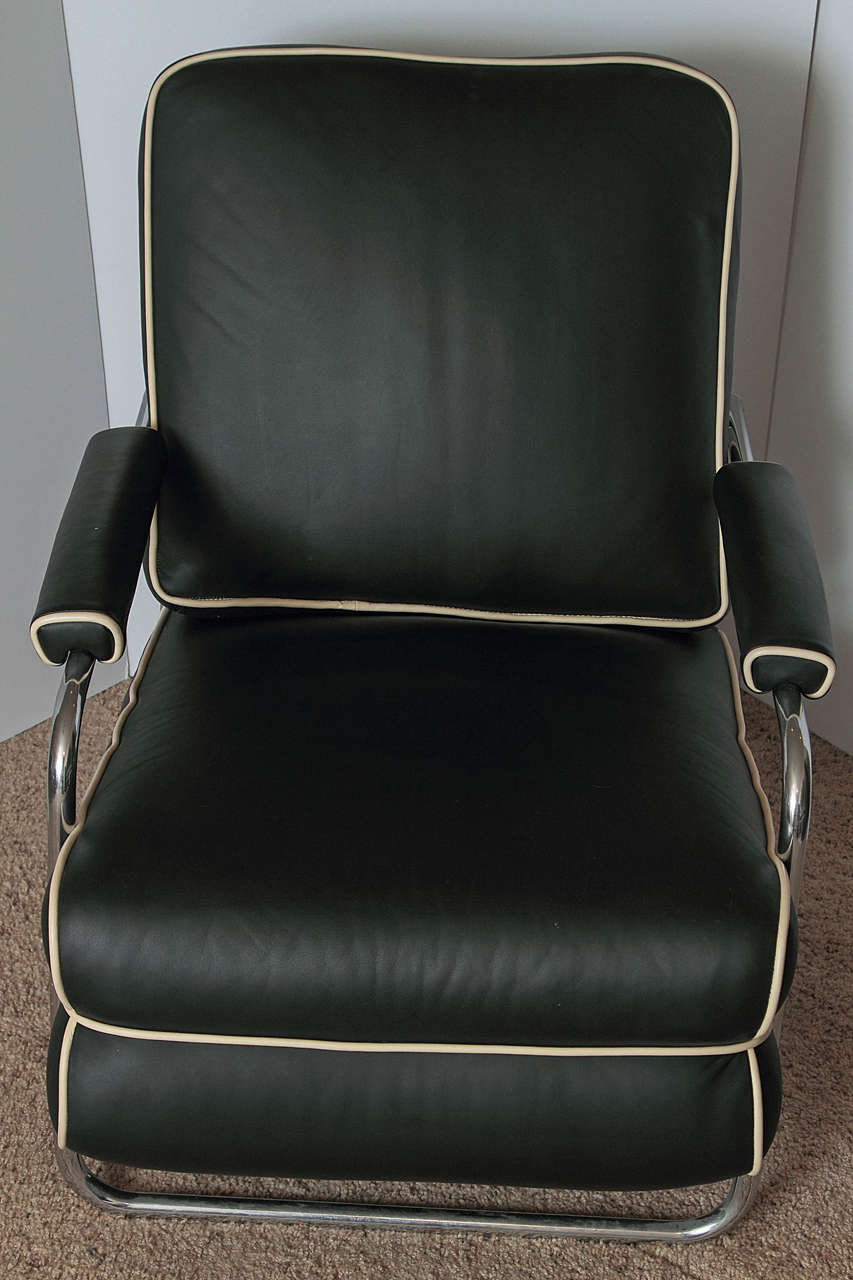 Gilbert Rohde Streamline Art Deco Lounge Chair for Troy Sunshade at ...