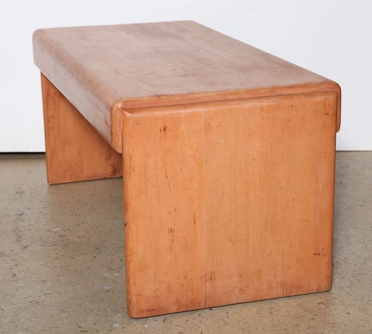 rare Russel Wright "American Modern" Maple Bench at 1stDibs