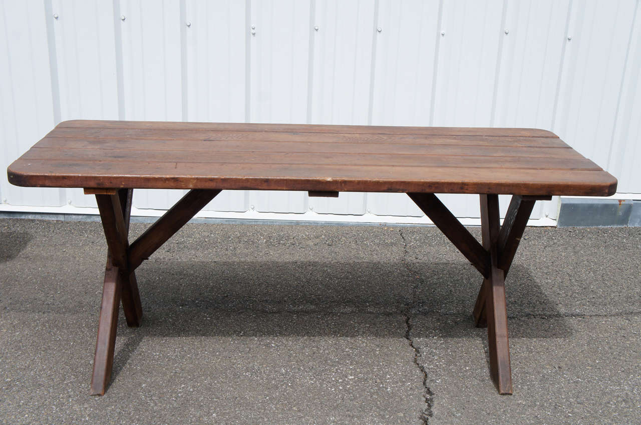 Vintage Picnic Table at 1stDibs