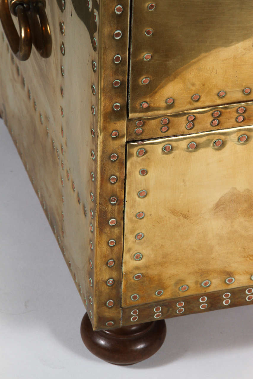 Brass Trunk with Drawers at 1stDibs | trunk with drawers, trunks with ...