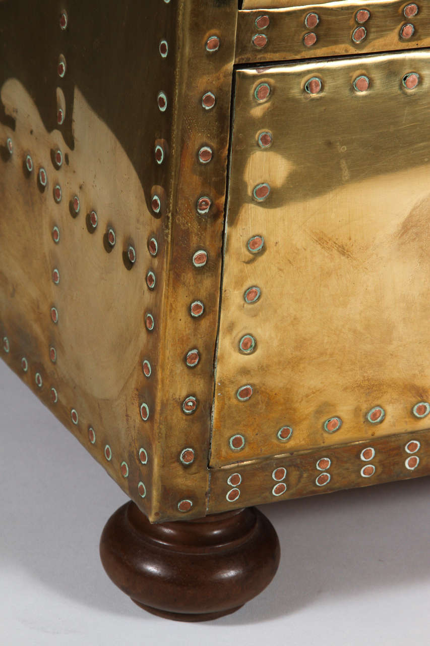 Brass Trunk with Drawers at 1stDibs | trunk with drawers, trunks with ...
