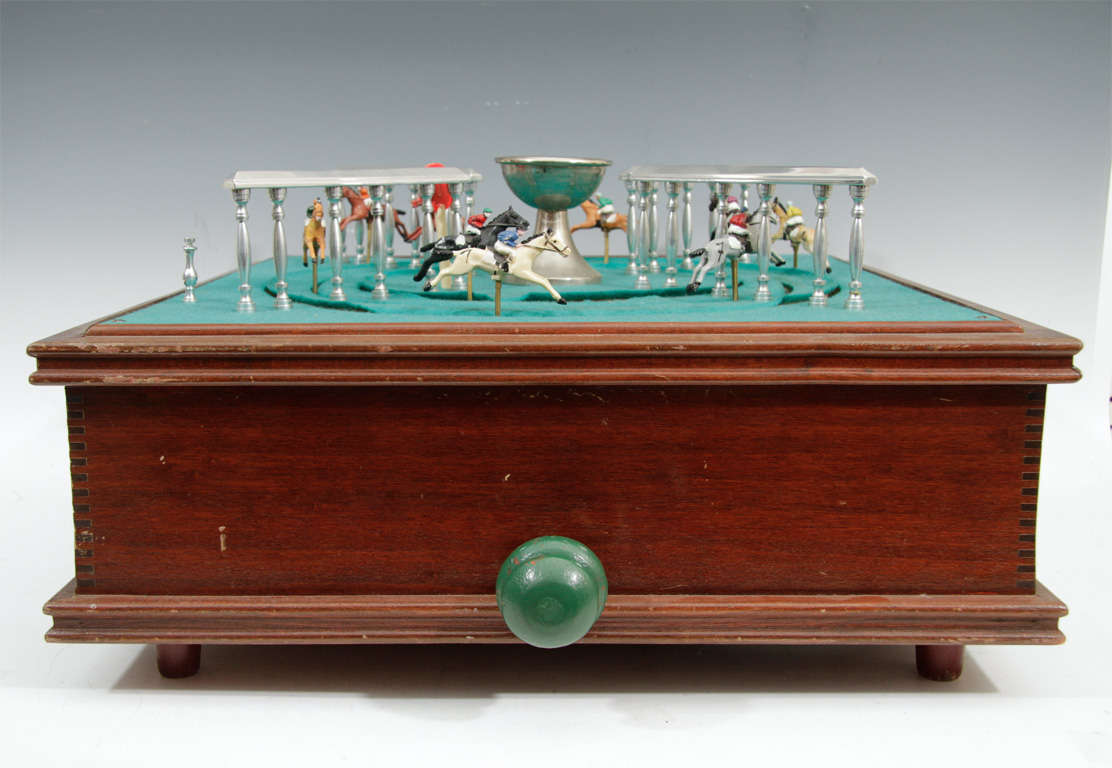 Vintage French Horse Derby Racing Game at 1stDibs | vintage horse ...