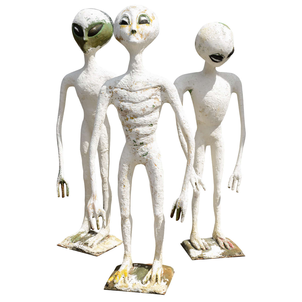 Folk Art Aliens at 1stDibs