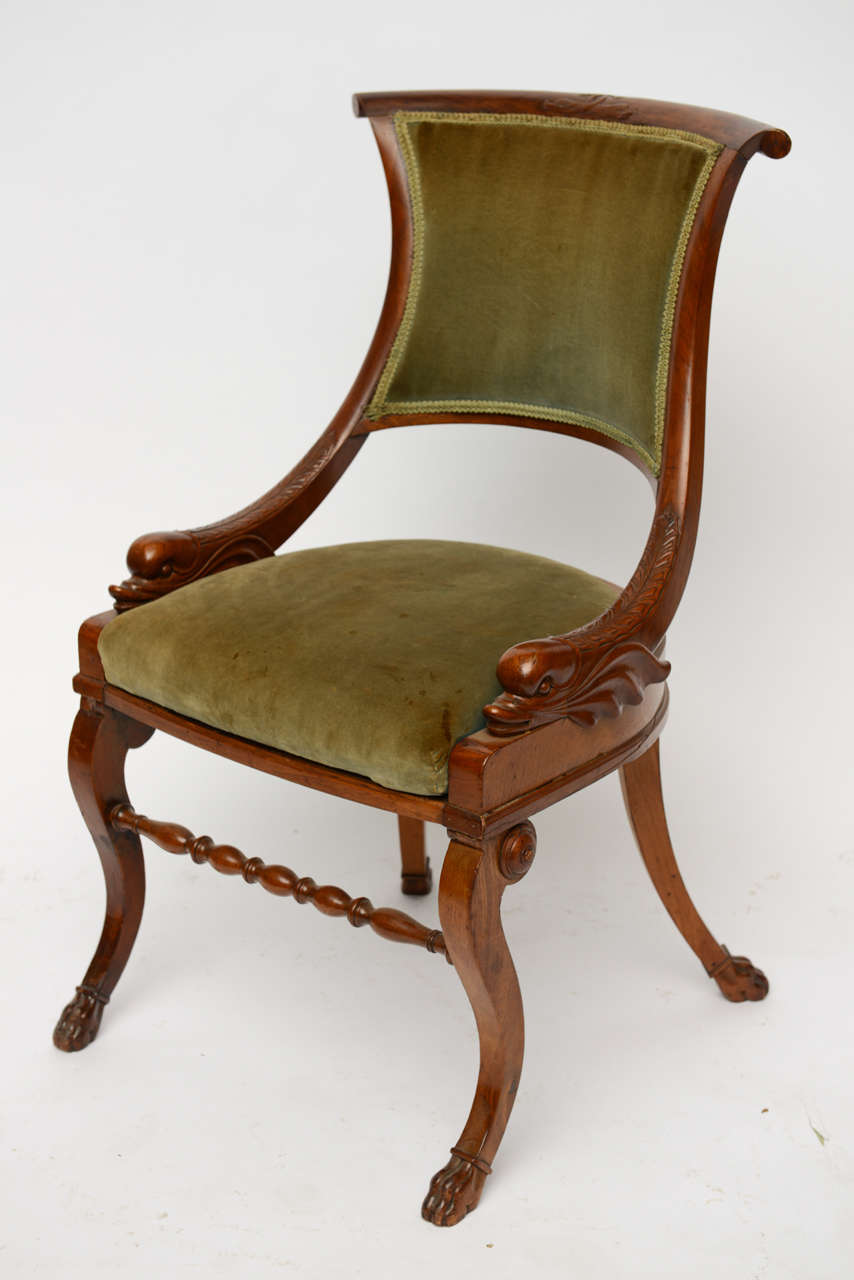 Circa 1815 Extraordinary Rare Set of Sublime DUNCAN PHYFE Dolphin ...