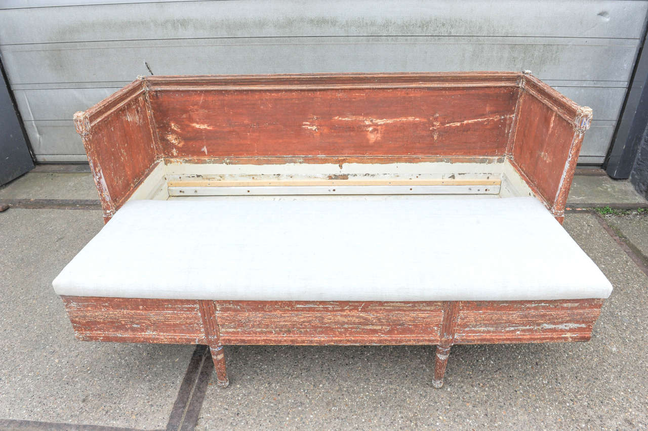 Swedish Gustavian Kitchen Bench at 1stDibs