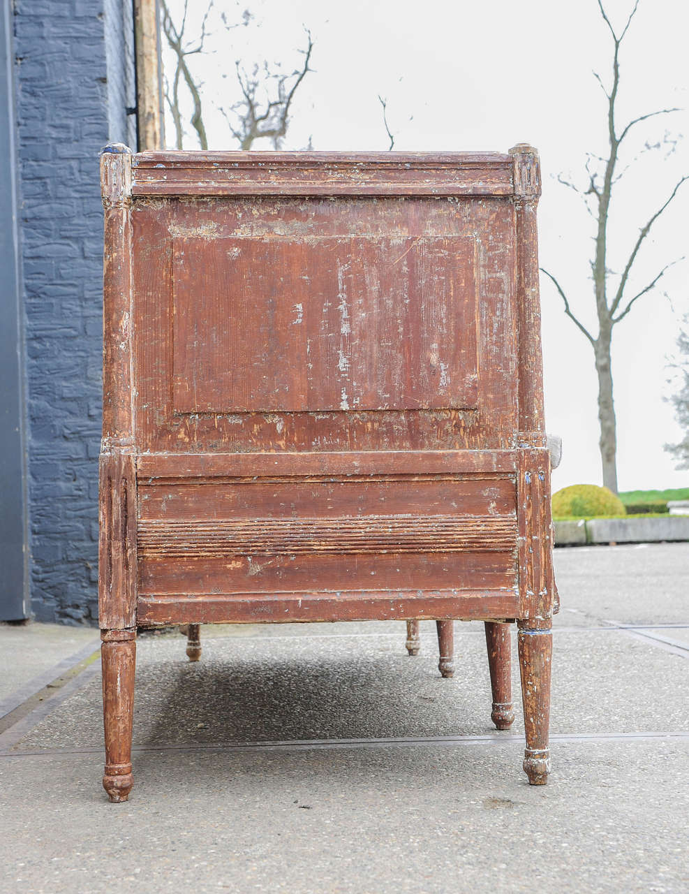 Swedish Gustavian Kitchen Bench at 1stDibs