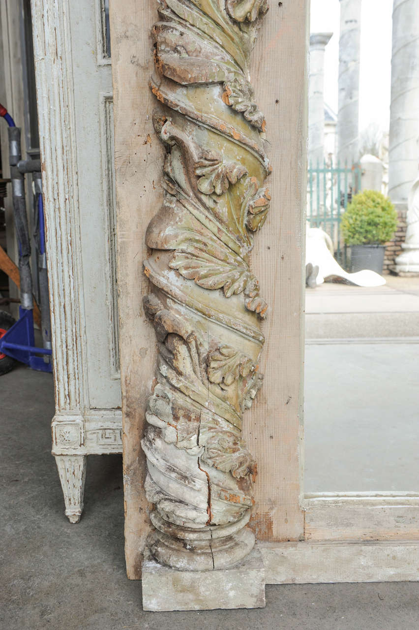 A large decorative panel mirror at 1stDibs